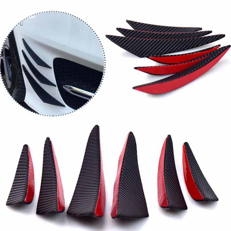 6Pcs Universal Fit Front Bumper Lip Diffuser Split... – Grandado