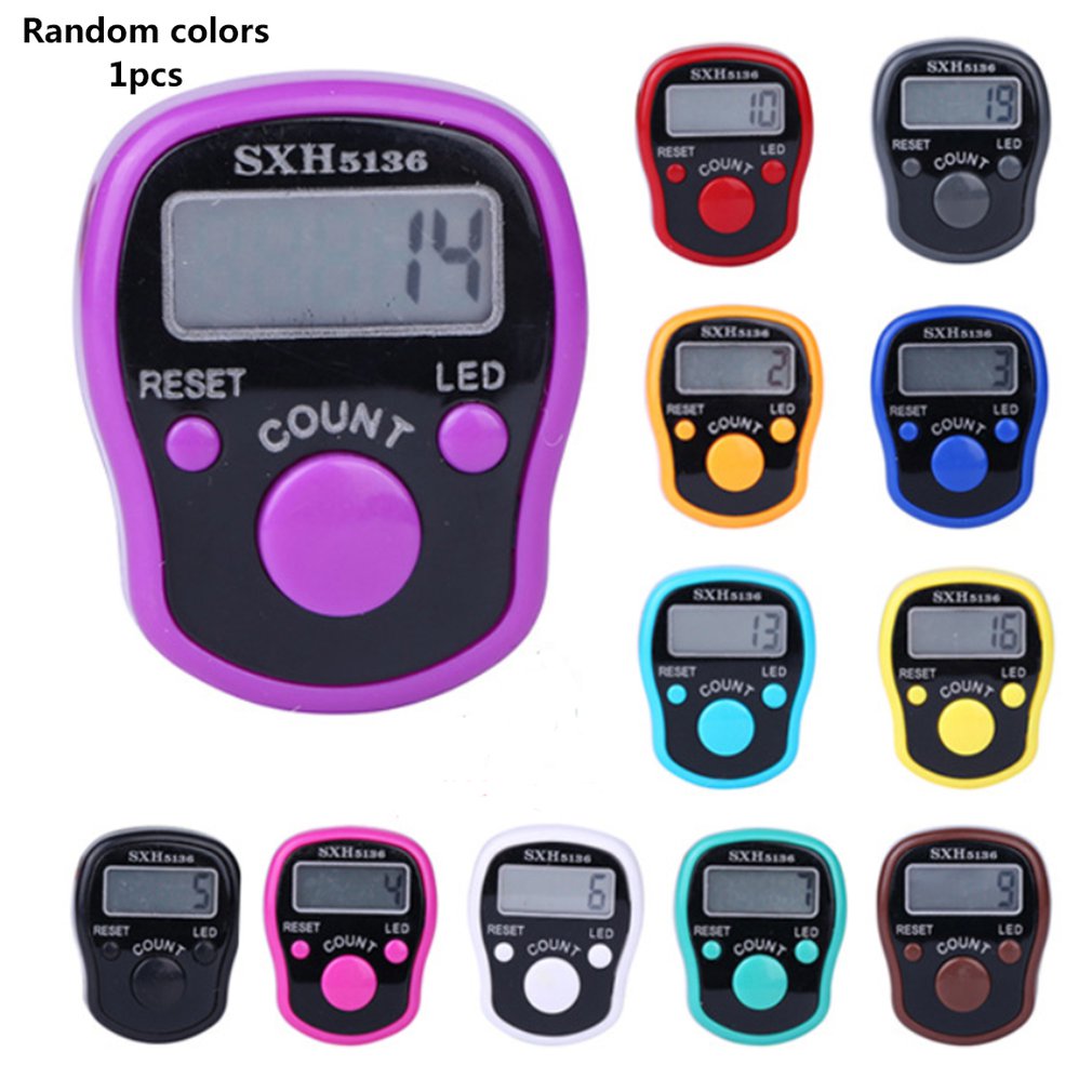 Plastic Stitch Marker Finger Ring Counter LED Nigh... – Grandado