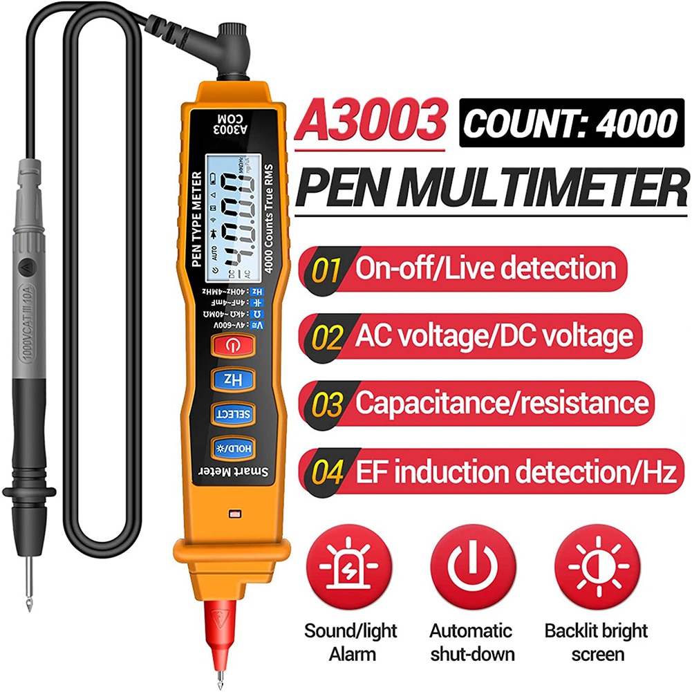 ANENG – multimètre numérique de Type stylo A3003, ... – Grandado