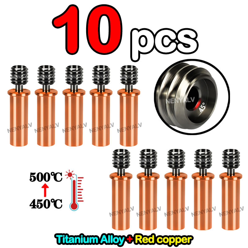 1-10pcs Heatbreak For Anycubic Kobra 2 Neo Bimetal... – Grandado