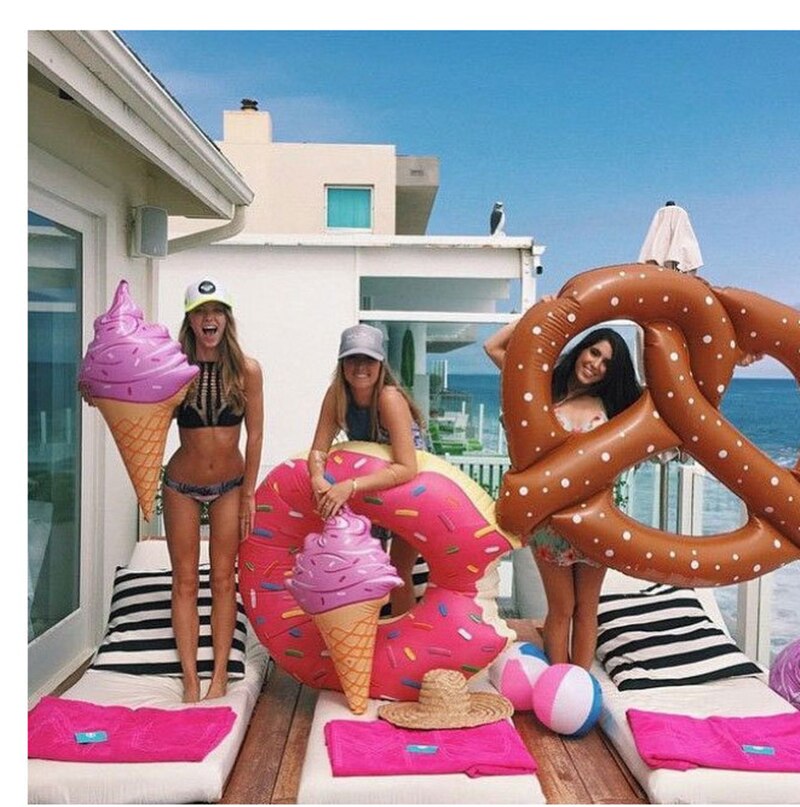90cm 35inch Giant Inflatable Ice Cream Pool Float ... – Vicedeal
