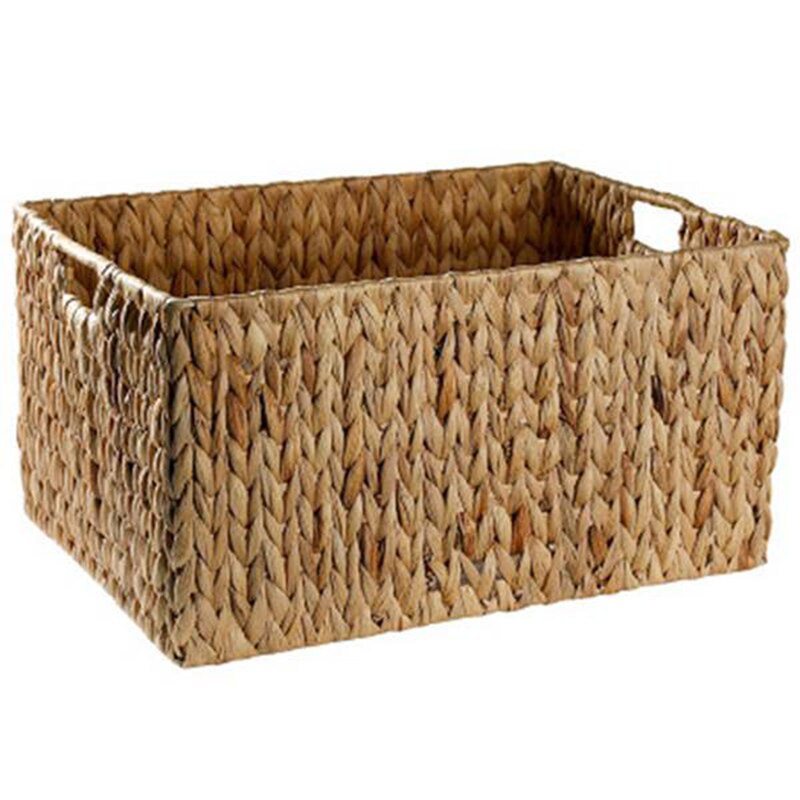 Waterhyacint Gevlochten Weave Pantry Mand Organize... – Grandado