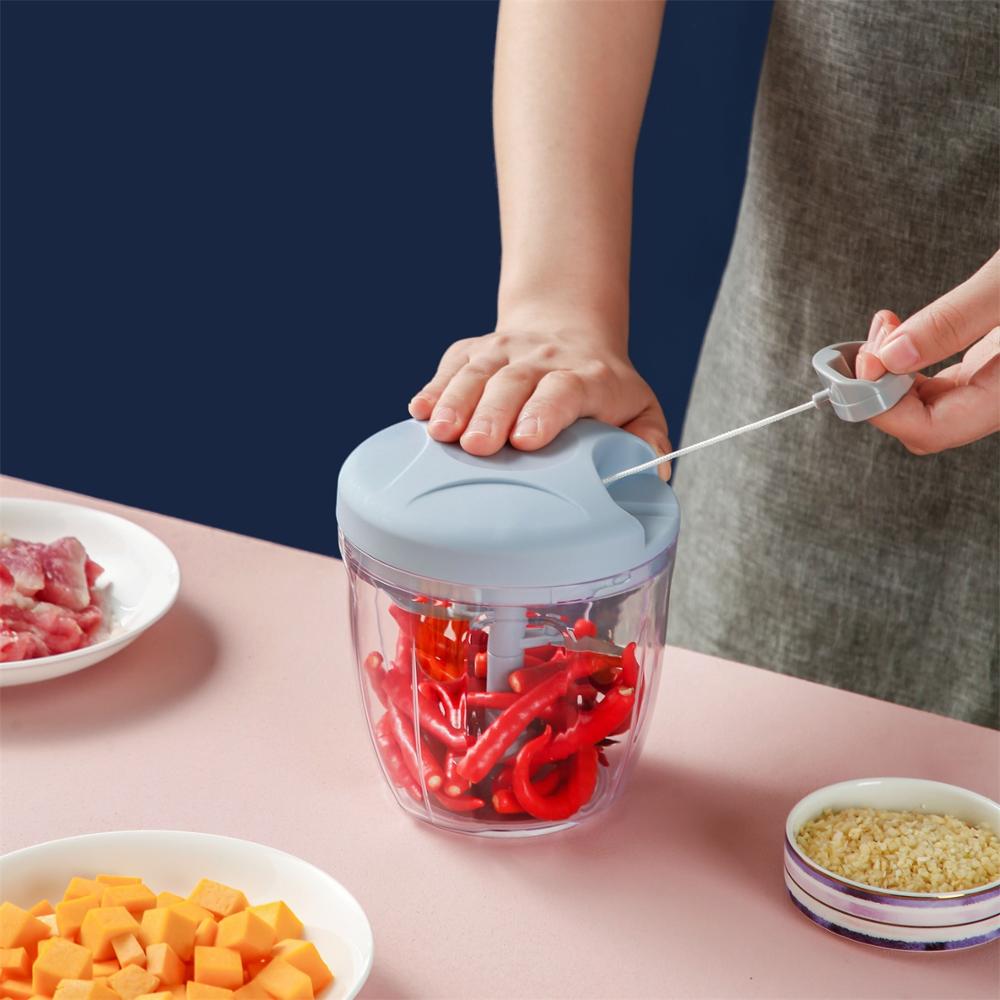 Manual Food Crusher Vegetable Fruit Chopper Cutter... – Vicedeal