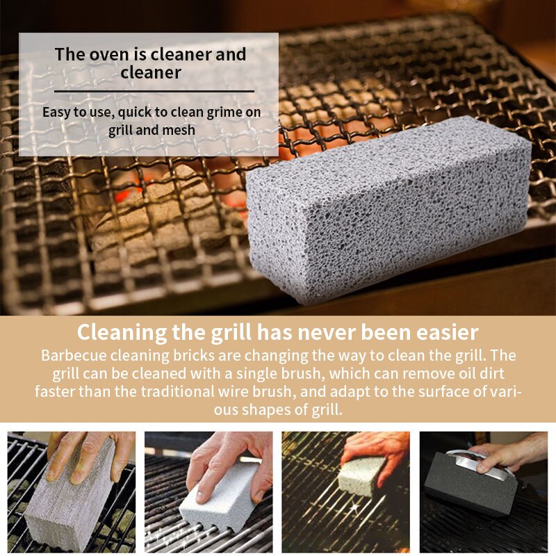 Bbq Schoonmaken Steen Non Slip Handheld Grill Snel... – Vicedeal