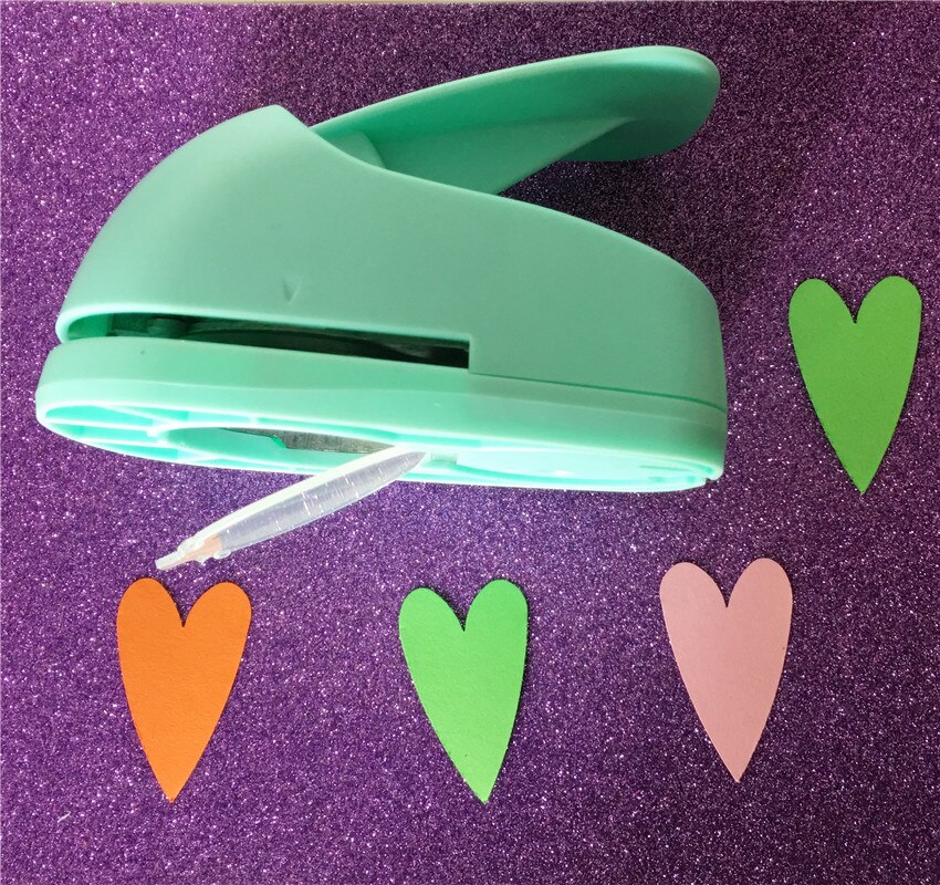 big heart shaped save power paper/eva craft punch ... – Grandado