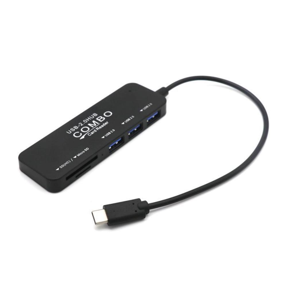 Usb Combo Usb 2.0 Hub Hoge Snelheid Draagbare 3 Po... – Vicedeal