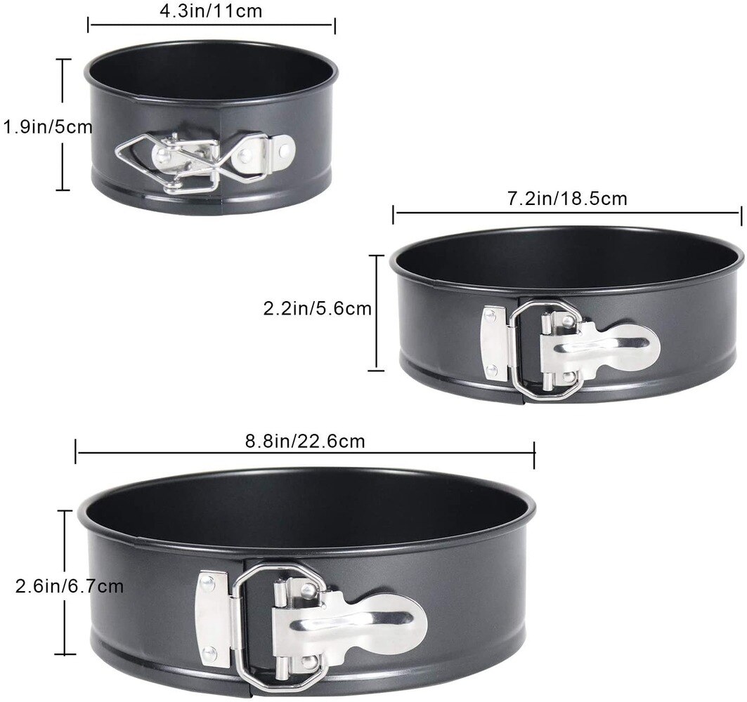 4/7/9 Inch Baking Cake Mold Tin Round Cake Baking ... – Grandado