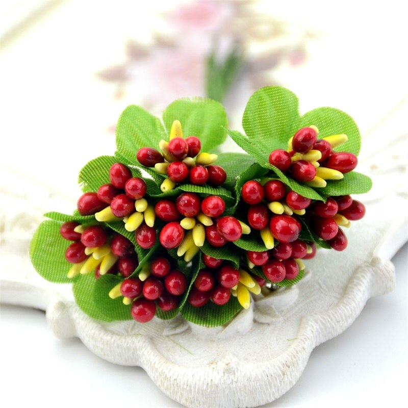 10 pcs Mini Kunstmatige Punt Bud Berry Bacca Bloem... – Grandado