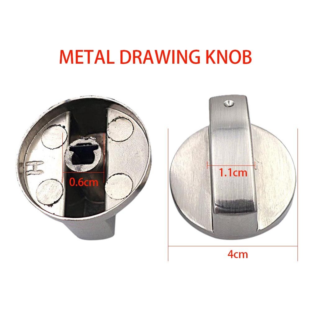 4 Pcs Universal Alloy Gas Stove Knobs Cooker Oven ... – Grandado