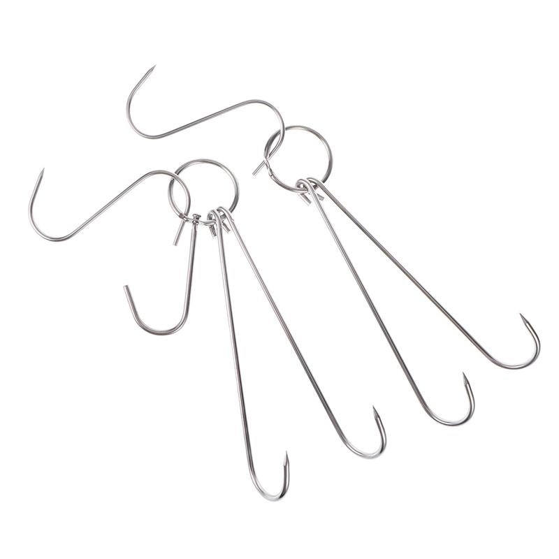 5 st rostfria s-formade krokar & dubbla krokar för... – Grandado