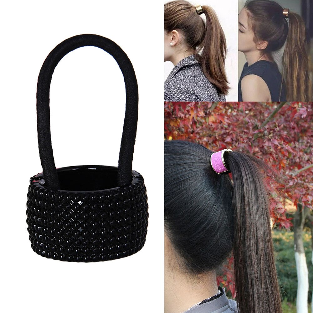 Girl Punk Hair Ponytail Cuff Band Wrap Holder Tie ... – Vicedeal