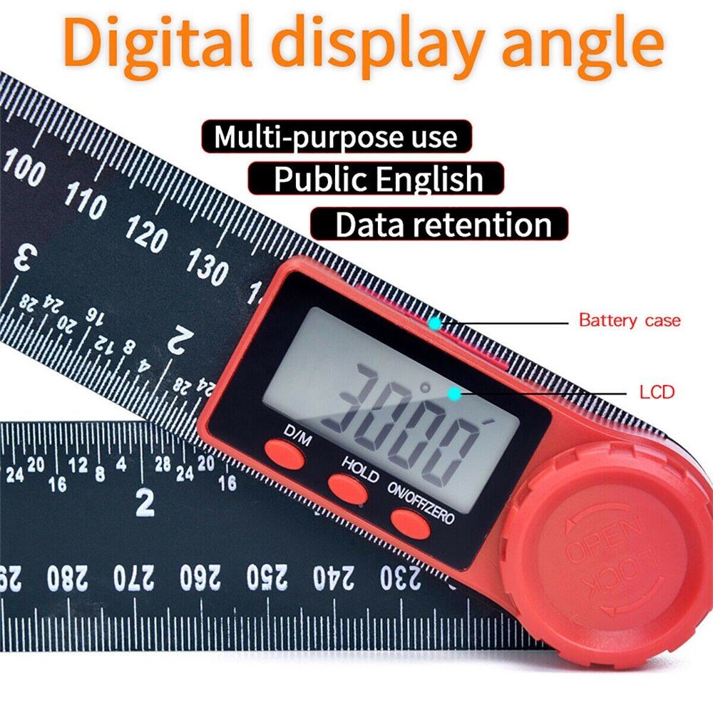 Digital Angle Ruler Automatic Multifunctional Prot... – Grandado Digital Angle Ruler Automatic Multifunctional Prot... – Grandado