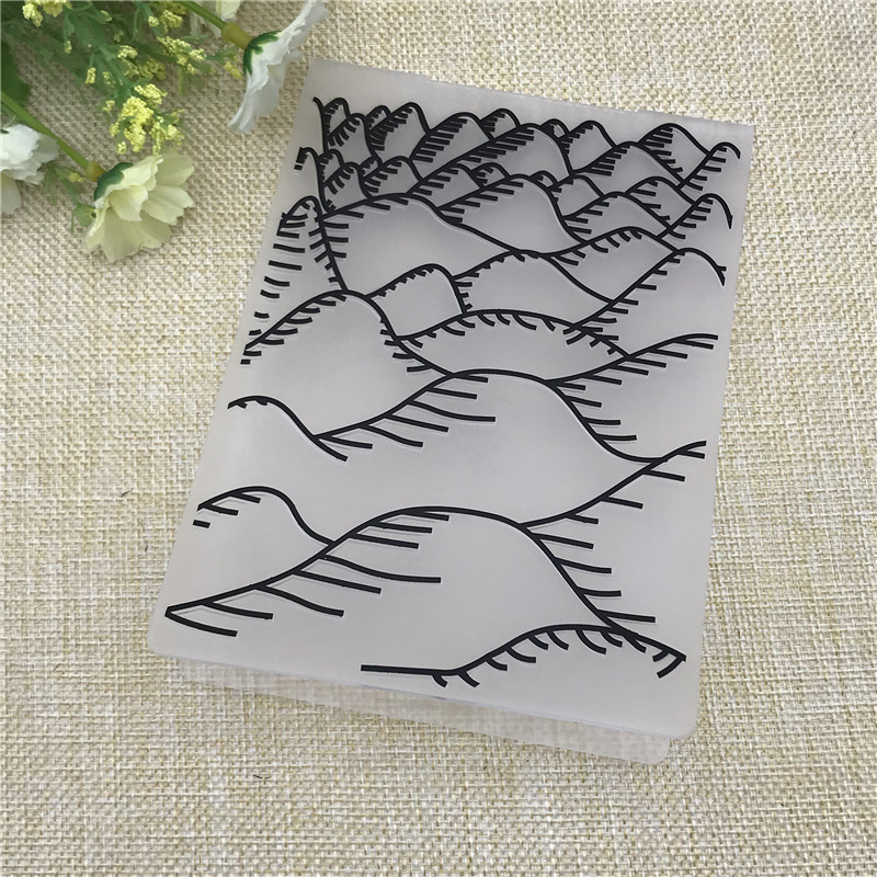 Dossier de gaufrage en plastique bricolage montagn... – Grandado