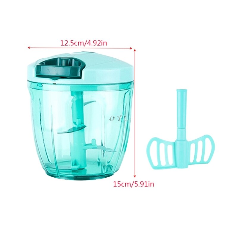 Manual Food Processor Chopper Blender Slicer Safe ... – Grandado