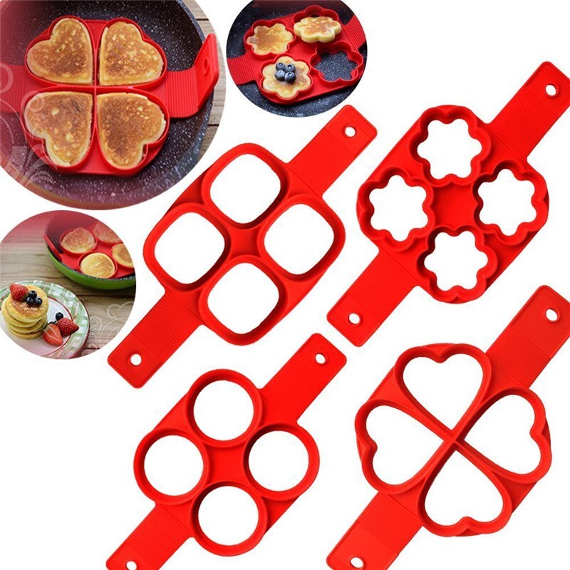 Silicone Pancake Maker Egg Ring Maker Nonstick Eas... – Vicedeal