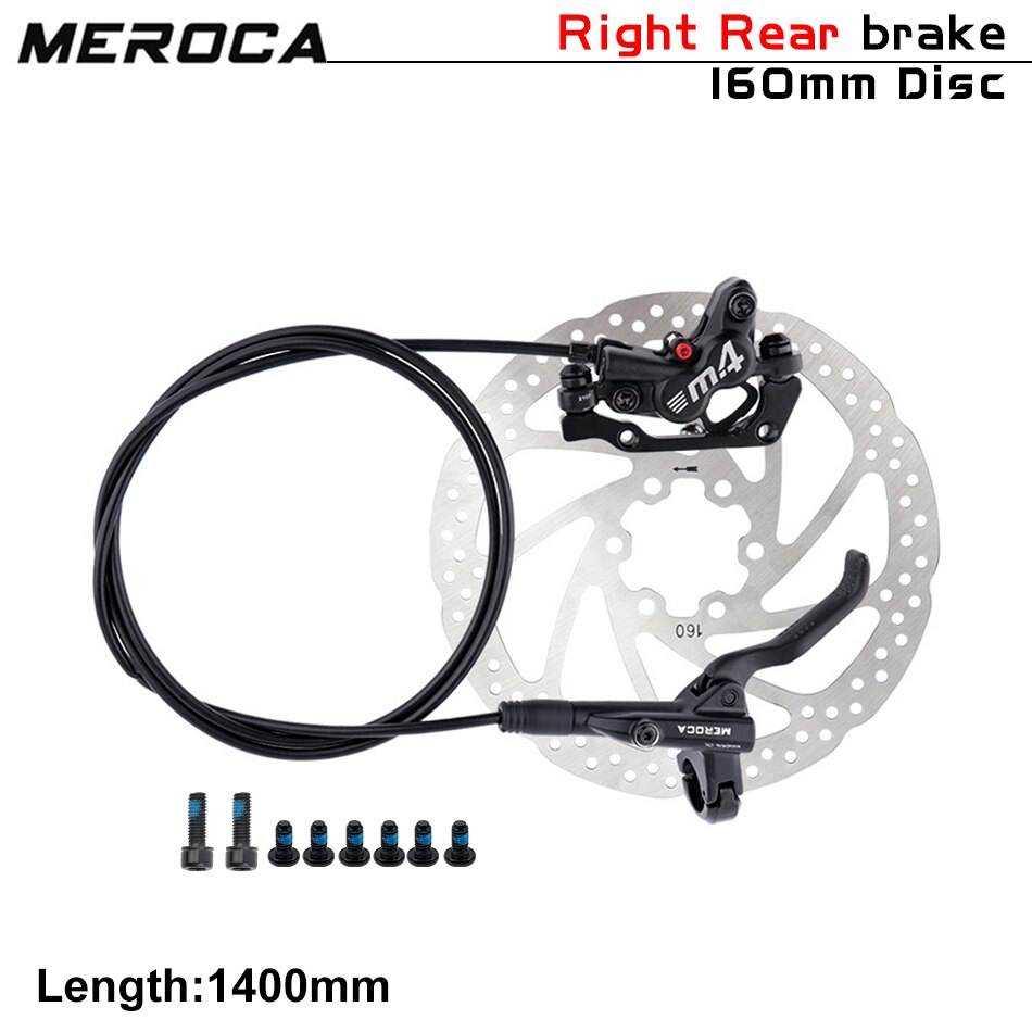 Mountain Bike Disc Brake Set 4 Pistons MTB Hydraul... – Grandado
