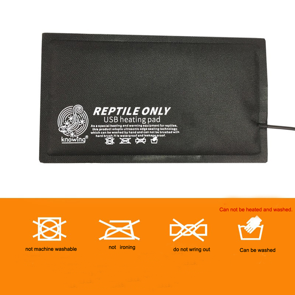 Reptile pet USB heating pad adjustable temperature... – Grandado