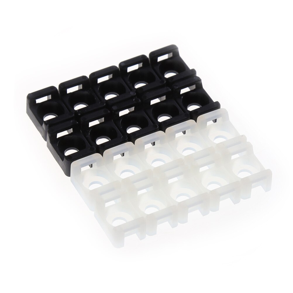 100PCs 4.6mm Cable Tie Mount Wire Buddle Saddle Ty... – Vicedeal