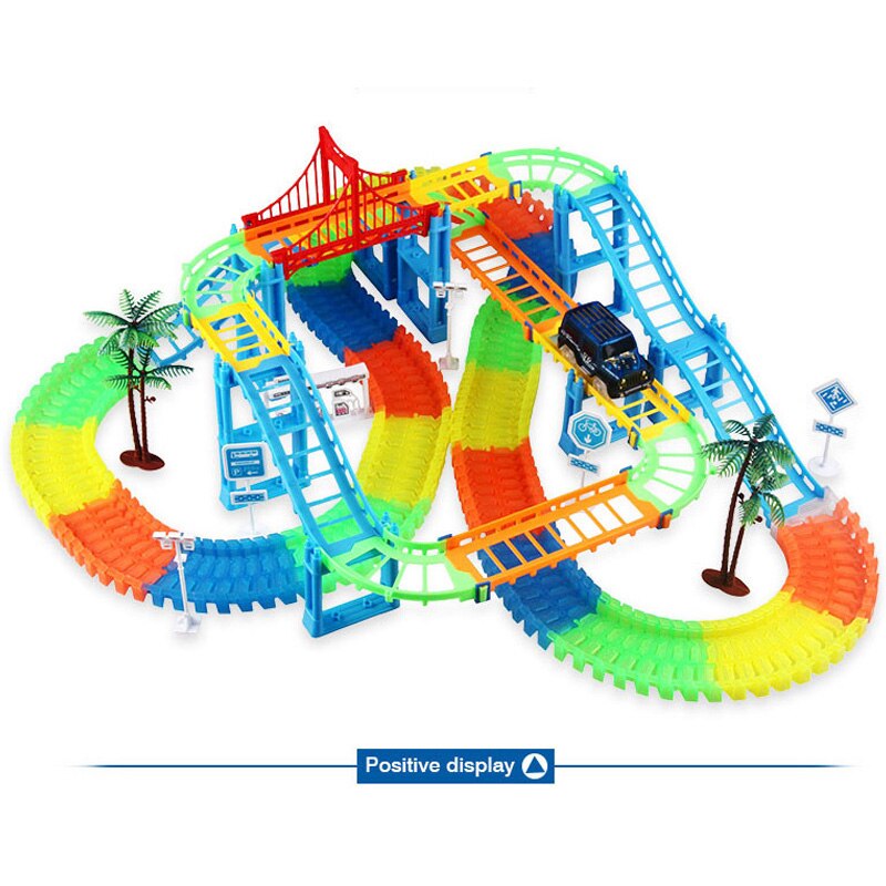 Connect 2 Type Railway Magical Racing Track Play S... – Grandado