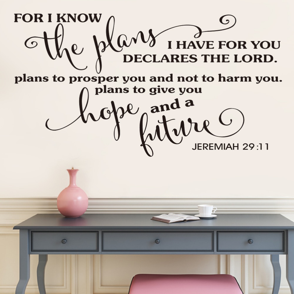 Jeremiah 29:11 Bible Verse for I Know The Plans I ... – Vicedeal