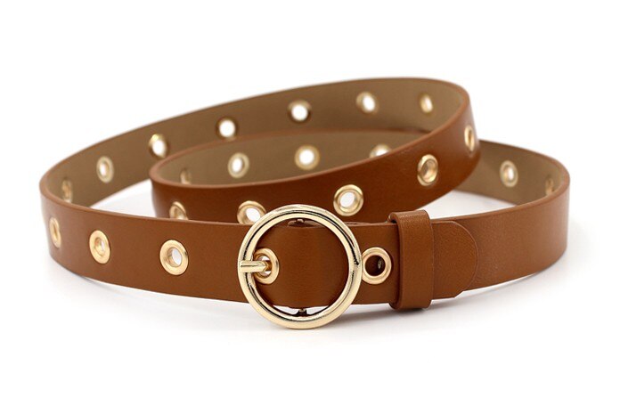 mode PU leer van vrouwen riem Dunne jeans Vrouweli... – Grandado