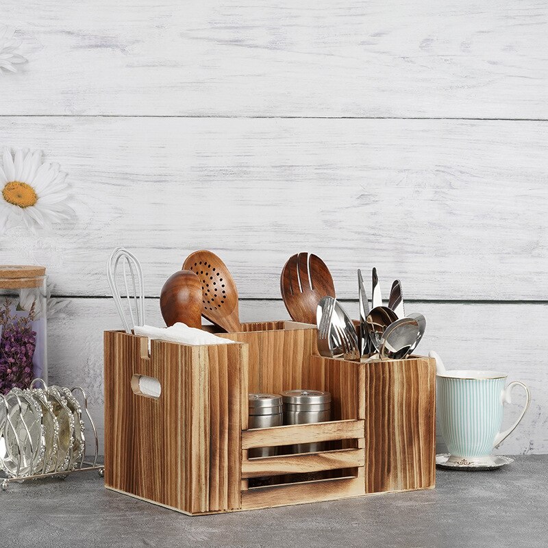 STOMMIHO Kitchen Spoon Knife Fork Storage Holder W... – Vicedeal