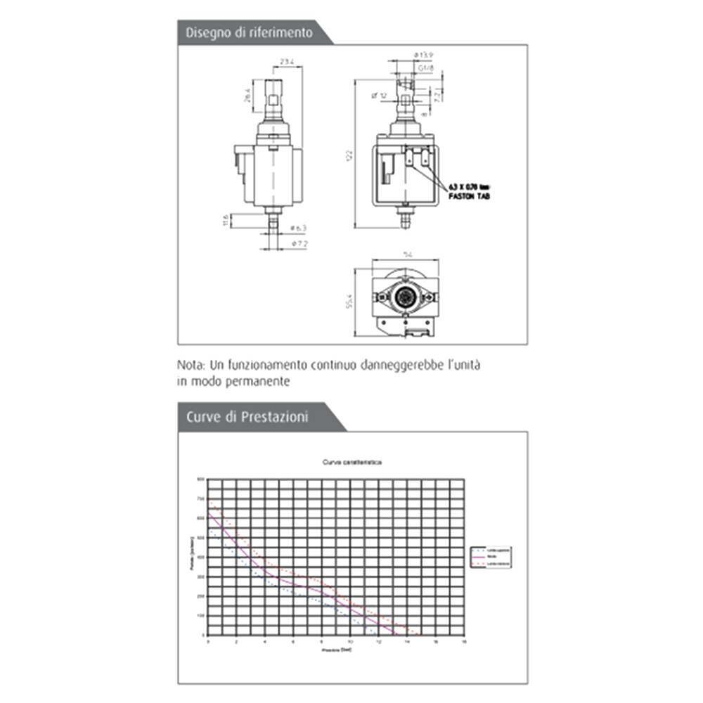 ODE Italy P500 63W AC 220V G1/8" 60HZ Water Gas Fl... – Vicedeal