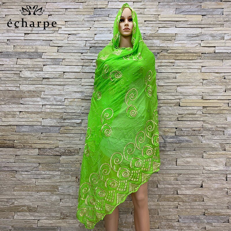 Latest african women scarfs muslim women embroider... – Vicedeal