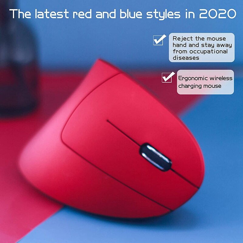 Ergonomic Wireless Mouse,2.4G USB Mute ,4-Level DP... – Grandado