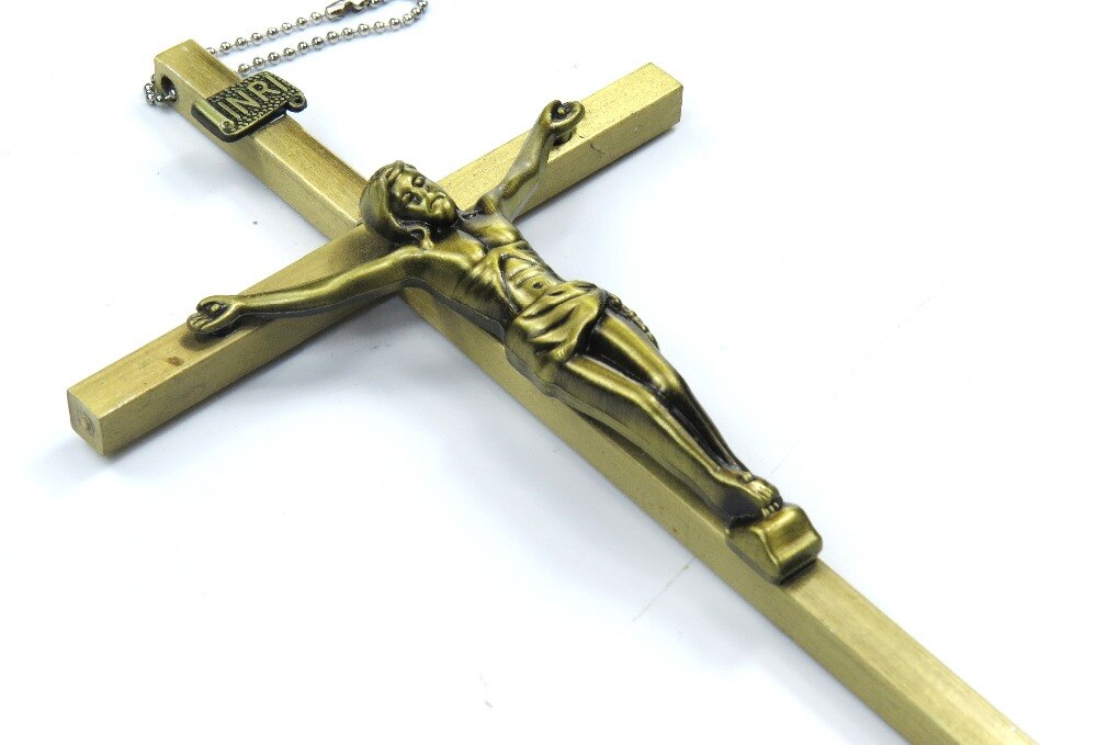 Hankroi 8.5 Inches Metal Wall Crucifix Jesus Chris... – Grandado