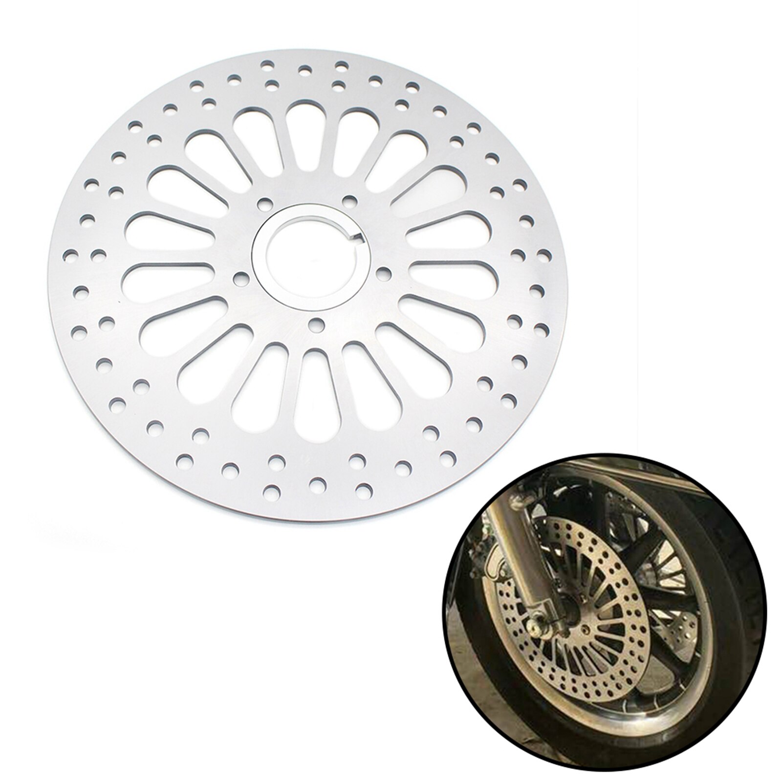 Spoke Voorrem Rotor Schijf Past Voor Harley Sports... – Grandado