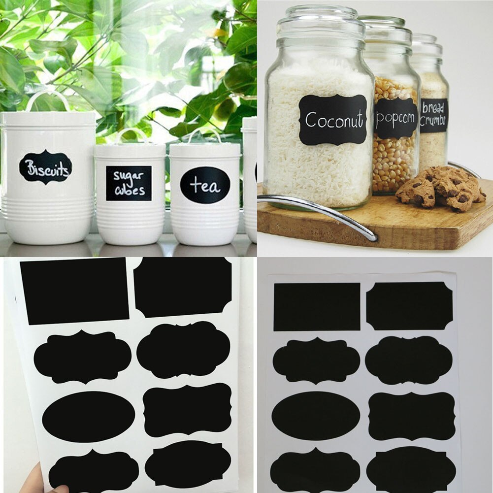 40 Pcs Mason Jar Labels Bowl Stickers Sugar bottle... – Vicedeal