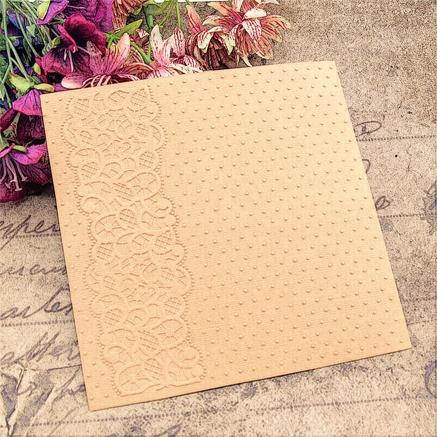 PANFELOU Easter Dotted lace stars Embossing folder... – Grandado