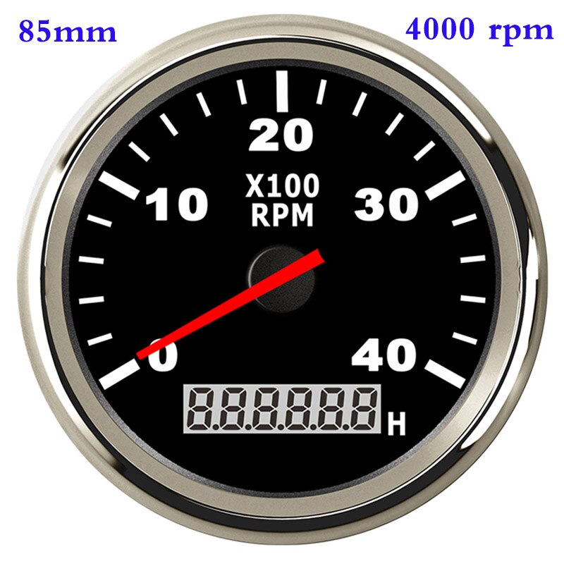 6000 8000 Rpm Tachometer Tacho Meter Gauge Hourmet... – Vicedeal