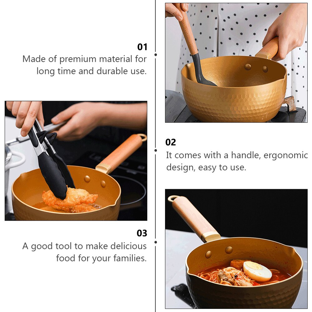 Universal Sauce Pan Aluminium Alloy Milk Pan Usefu... – Vicedeal