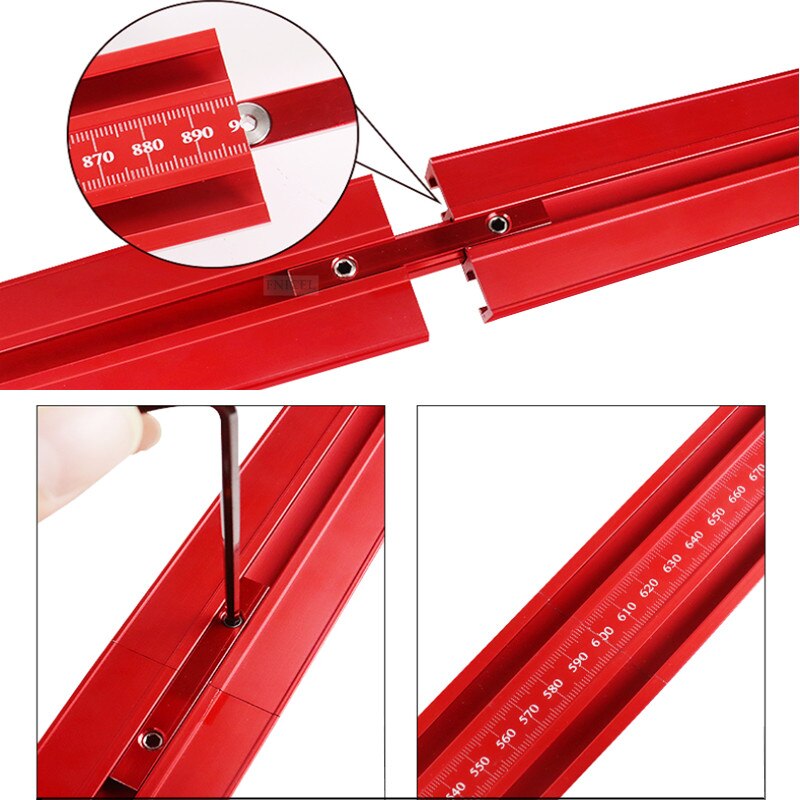 Track Saw Rail Parallel Guide Rail 300-1800mm Alum... – Grandado