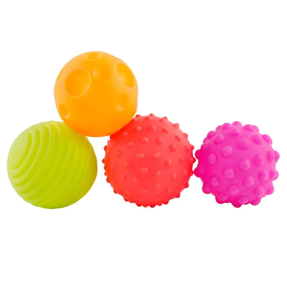 4 pièces/lot en caoutchouc texturé Multi balle ens... – Grandado