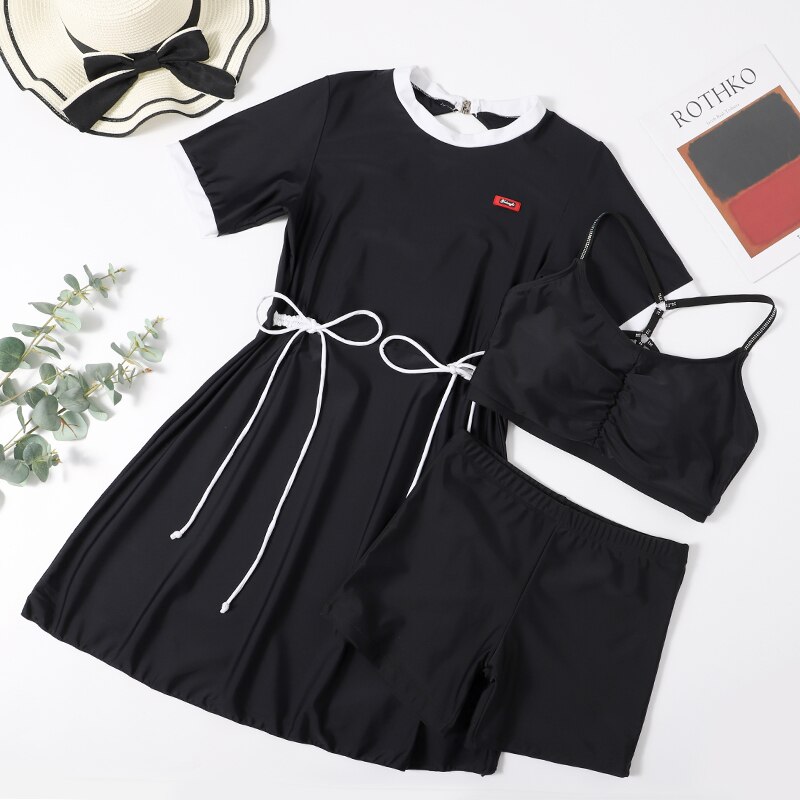 2XL-6XL Badeanzug für Frauen Drei Stücke einstelle... – Grandado