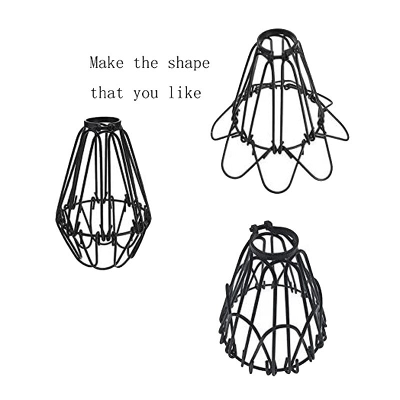 4 Pack Lamp Guard, Adjustable Lamp Cage, Black Ind... – Vicedeal