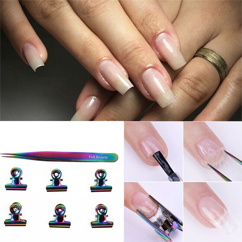 Colorful C Curve Nail Pinch Extension Technology S... – Grandado