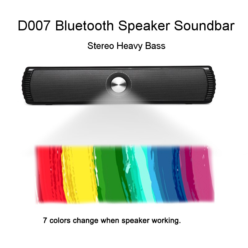 LEORY D007 Bunte Licht Drahtlose Stereo bluetooth ... – Vicedeal