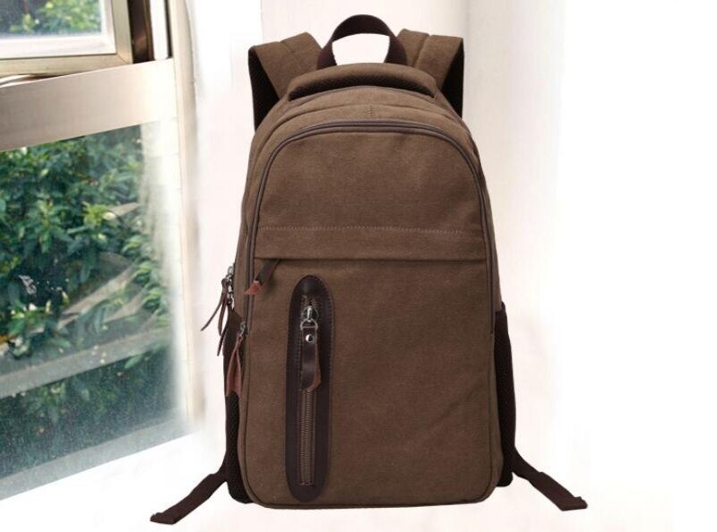 Men Backpack Canvas Backpack Bags College Student ... – Vicedeal