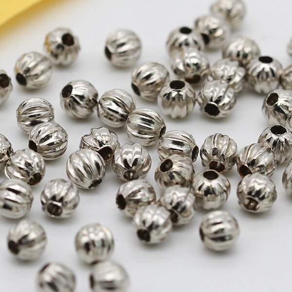 100P 3/5Mm Gesneden Ronde Bal Losse Spacer Kralen ... – Grandado