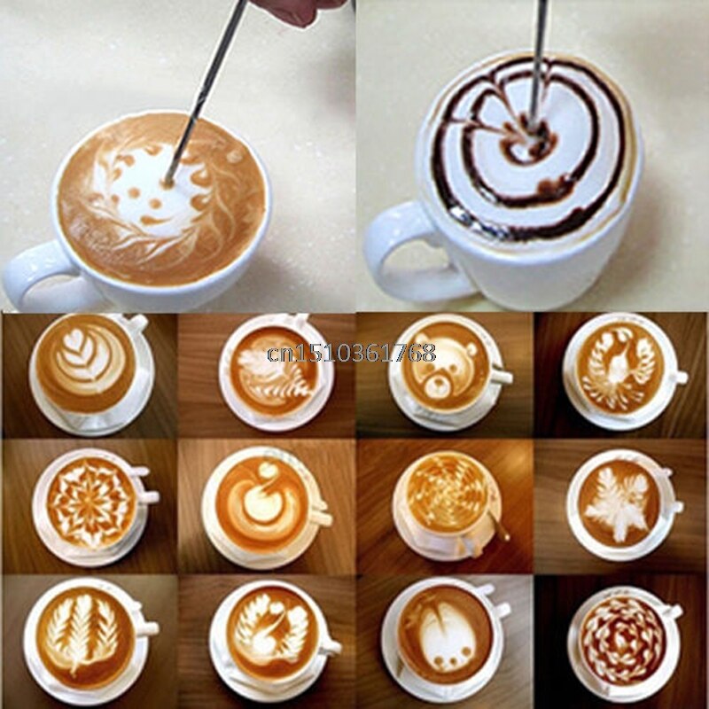 Coffee Latte Art Pen Stainless Steel Tool Espresso... – Grandado