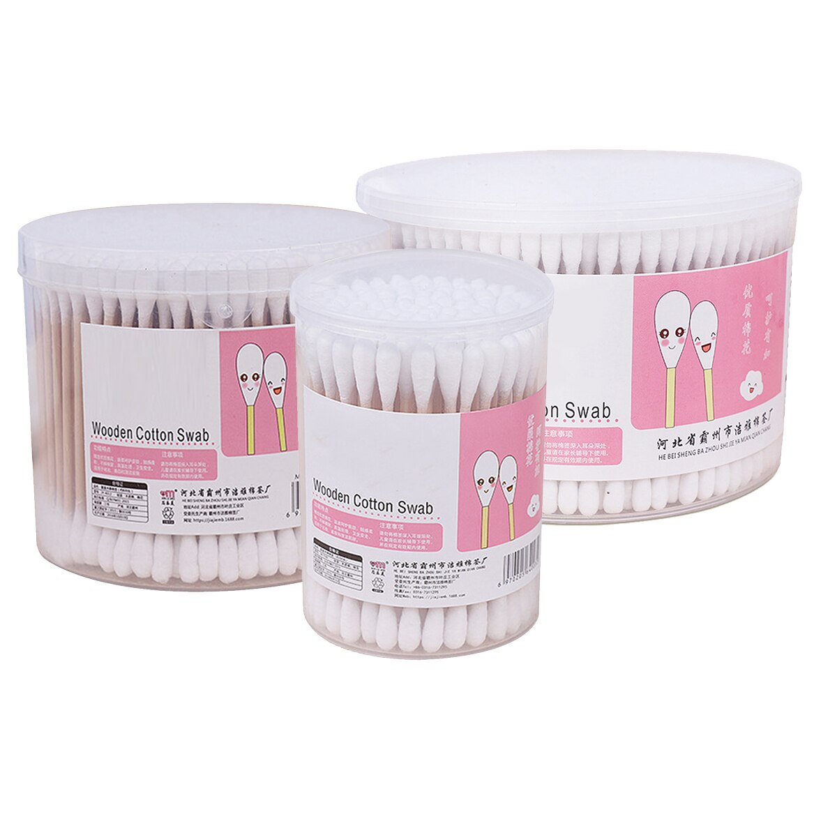 500 Counts Disposable Cotton Swabs Double Tips Cot... – Grandado