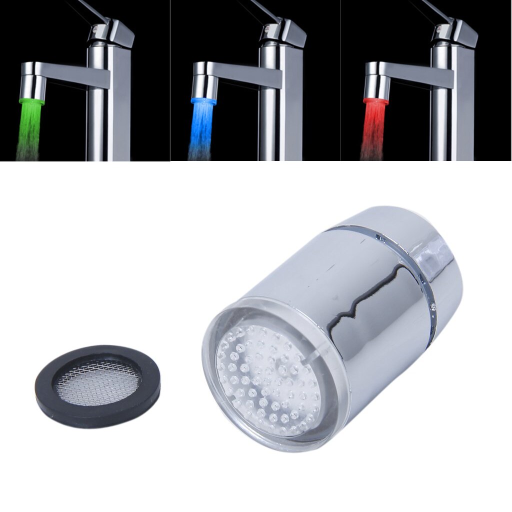 Tri-color LED Temperature Sensor Spray Faucet Wate... – Grandado
