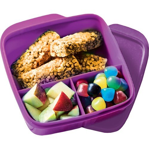 Tupperware Compartment Nutrition Box 550ML Purple – Vicedeal