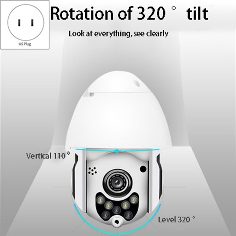 QX3 Outdoor Camera 320 Graden Draaiende Camera IP6... – Vicedeal