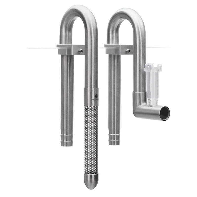 AQUAPRO Mini Skimmer Stainless Steel Inlet Outlet ... – Grandado