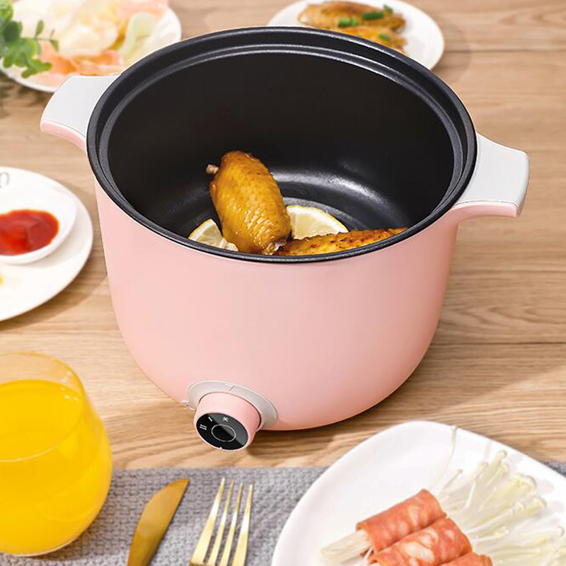 Electric skillet with steam basket electric cooker... – Grandado